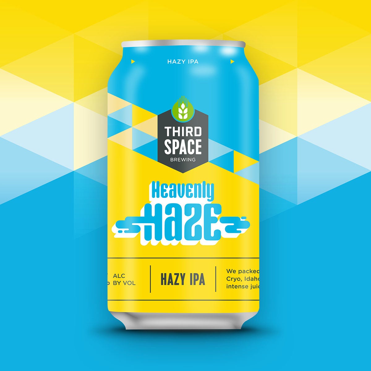 Heavenly Haze Hazy IPA cans | Third Space Brewing
